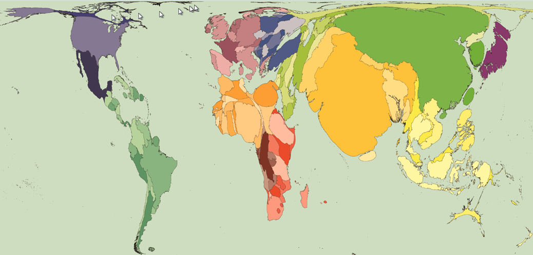 Maps displaying economic and political information should be drawn ...